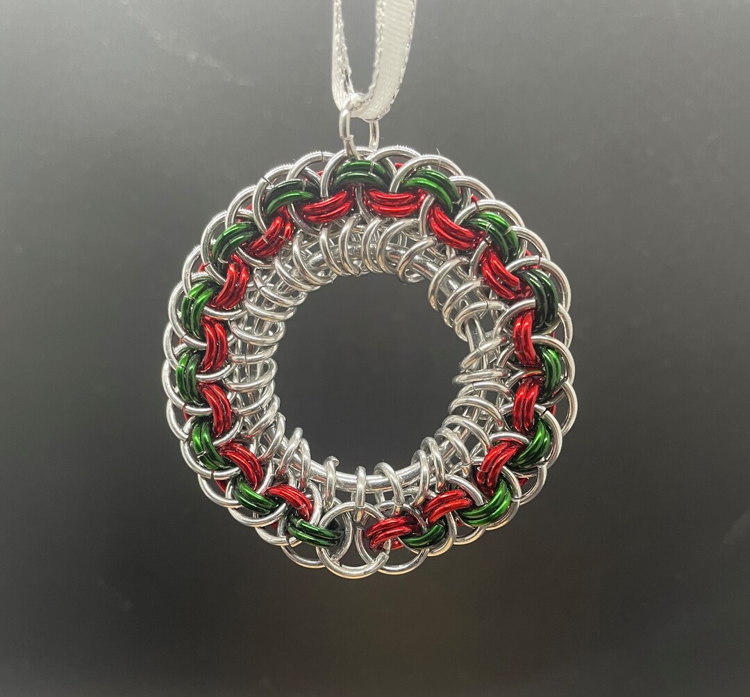 Chainmail Tutorial – Cool Waves Christmas Ornament/pendant (chain Mail ...