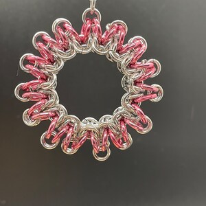 Chainmail Tutorial – Sunburst Christmas Ornament/pendant (chain Mail ...