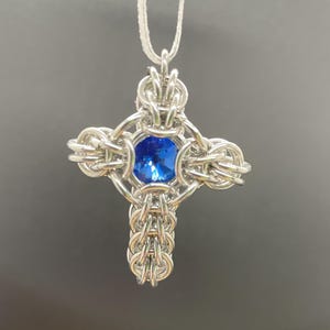 Chain Maille Tutorial – Bejeweled Cross Pendant/small Ornament - Etsy
