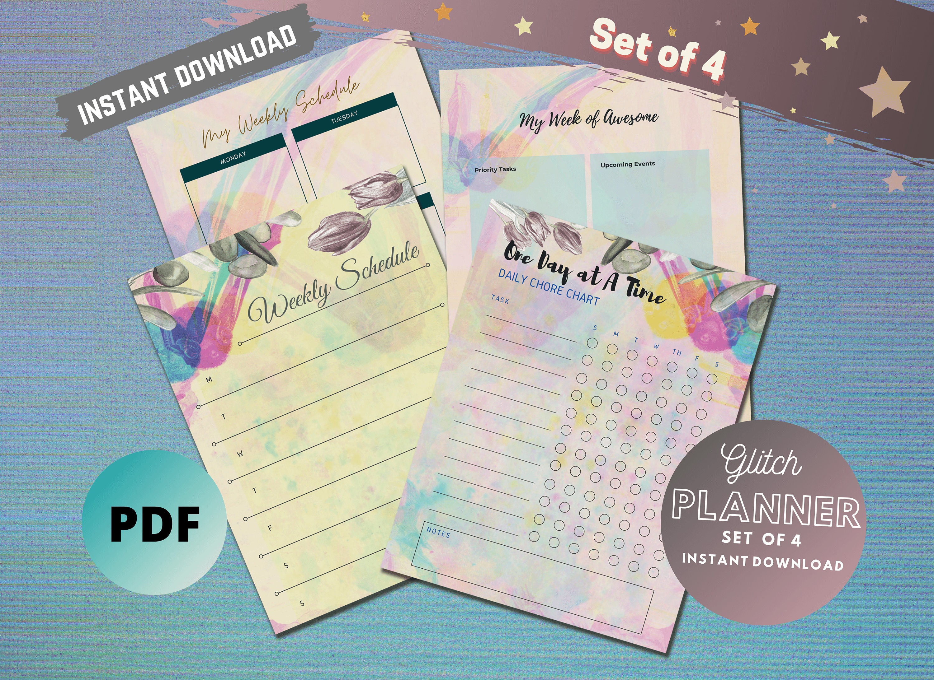 Printable Checklist Planner Daily Tasks Template - Etsy