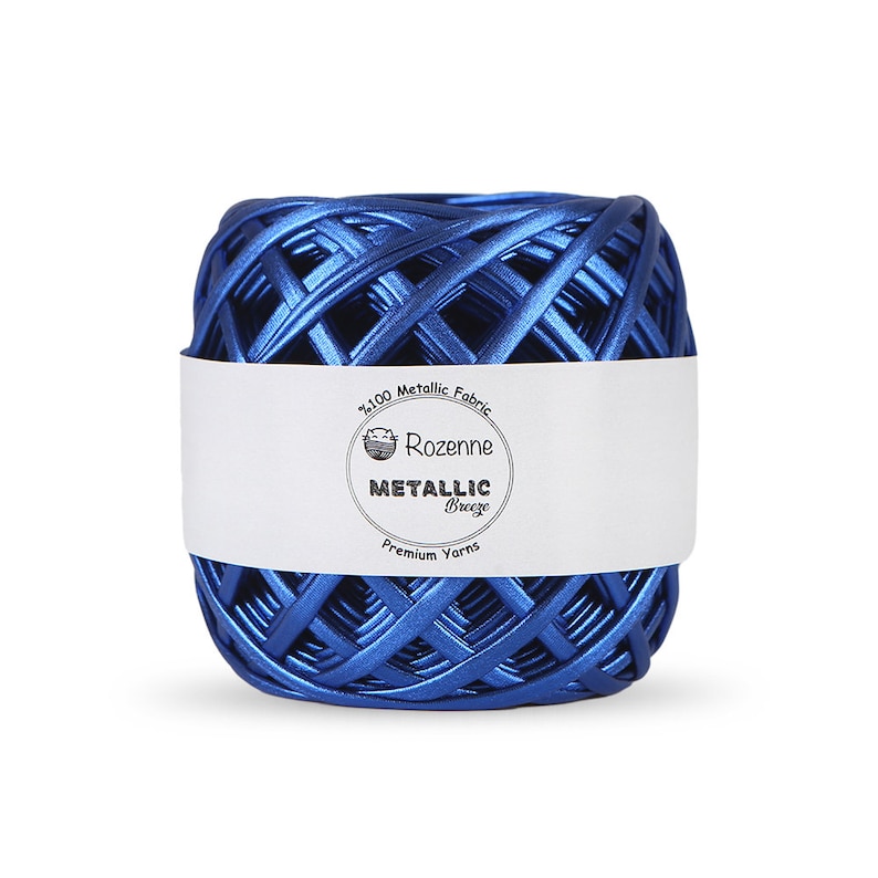 Rozenne Metallic Breeze Super Metallic Yarn, Glossy, Shiny, Luxury ...