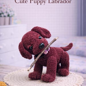Cute Puppy Labrador Crochet Pattern PDF | Amigurumi Dog Pattern ...