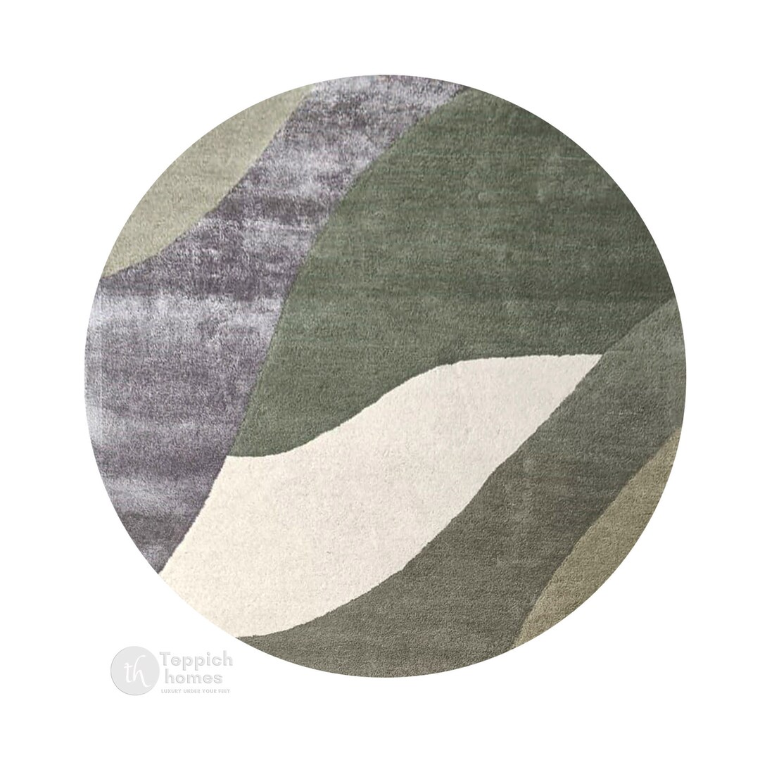 Round Tufted Rugs, Living Room Rug, 5x5, 6x6, 7x7, 8x8, 9x9, 10x10 ...