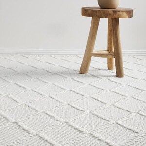 Chunky Wool Rug Hand Woven Rug Rugs 8x10 Wool Kilim Rug Area Rug 5x8 ...