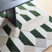 Green Tufted 9x12 Faceted Tile Rug 10x14 Rugs 12x12 Rugs , 8x10 Rugs ...