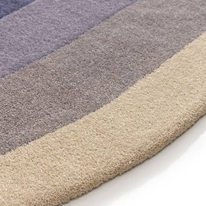 Abstract Oval Rug Blue Natural Tufted 8x10, 8x11, 8x13, 9x10 Large Oval ...
