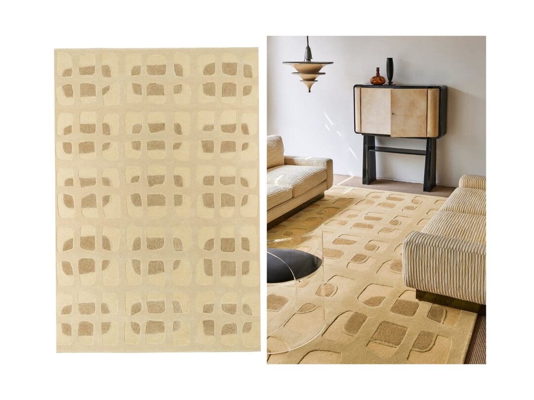 Tufted Area Rug Wool Carpet 5x7, 5x8, 6x8, 6x9, 8x10 Hand Tufted Living ...