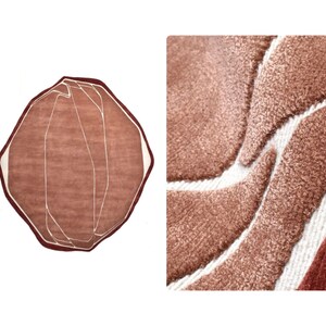 Wool Round Rug Viscose Carpet Hand Tufted 9x9, 10x10, 16x16, 20x20 ...