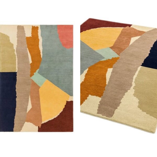 Geometric Rug - Etsy