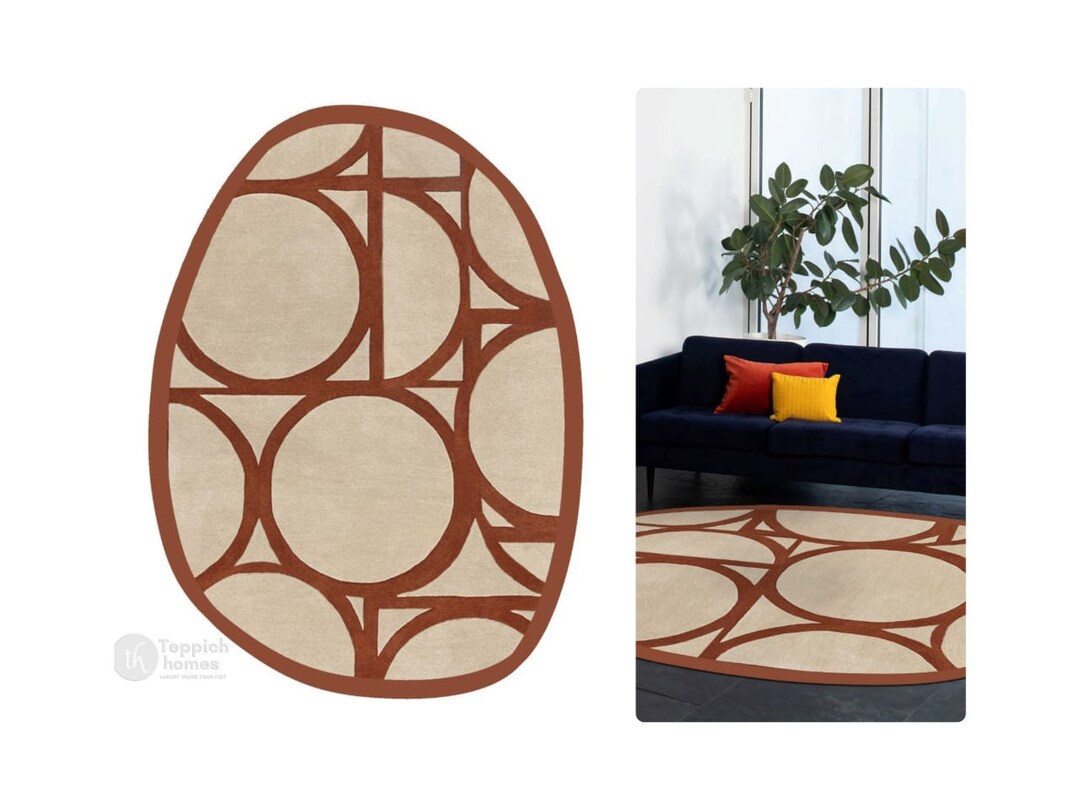 Hand Tufted, Oval Rug, 9x12, 9x13, 8x10, 6x8, 5x8, Living Room, Large ...