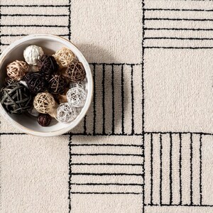Modern Rugs Living Room Cream Rug 8x10, 8x11, 8x13, 9x10 Bedroom Living ...