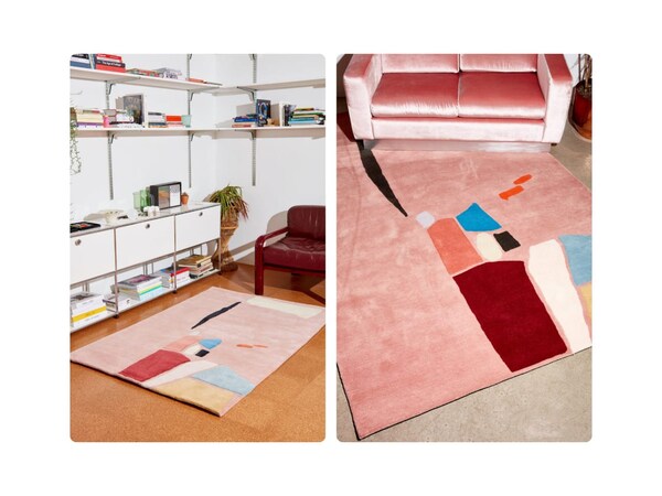 Green Handtufted Wool Rug Premium Quality Designer High Low Soft Wool ...