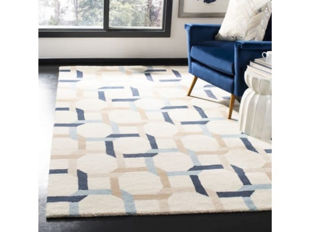 Handmade Tufted, 5x7, 5x8, 6x8, 6x9 Rectangle Shape Living Room Bedroom ...