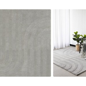 Area Rug 8 X 10 Grey Tufted Rugs Area Large Area Rugs 5x8 - Etsy
