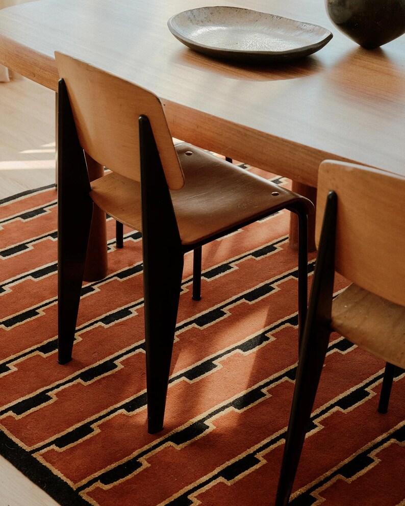 Rust Area Rug Handmade Carpet Hand Tufted 5x7, 5x8, 6x8, 6x9, 7x9 ...