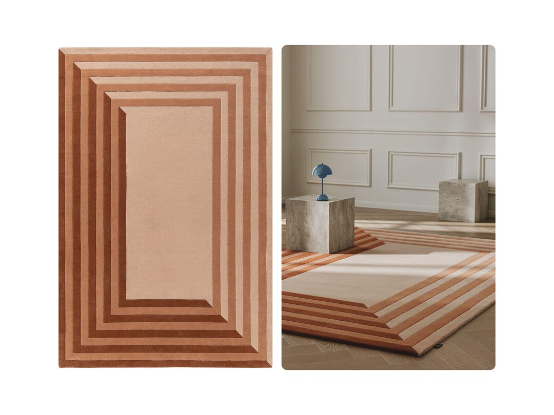 Tufte Rugs 9x13 Terracotta Rugs 5x8 4x6 Area Rugs, Living Room Rugs ...
