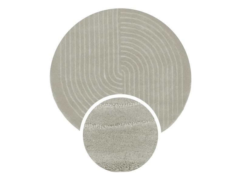 Green Round Rug for Living Room Round Rug 200cm Round Rug - Etsy