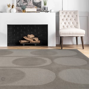 Grey Area Rug Custom Tufted Rugs Tufting 6x8 6x9 7x10 - Etsy