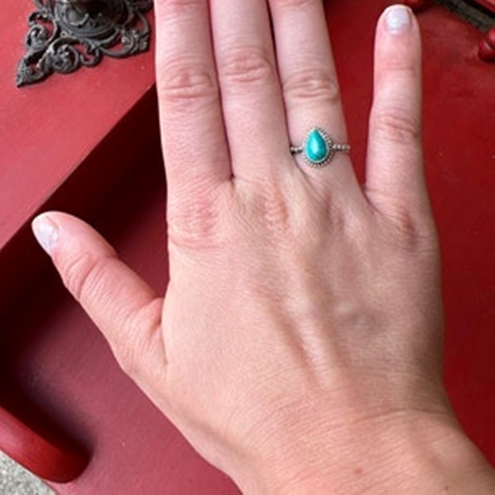 Turquoise Ring 925 Silver Ring Handmade Ring Gemstone Ring - Etsy