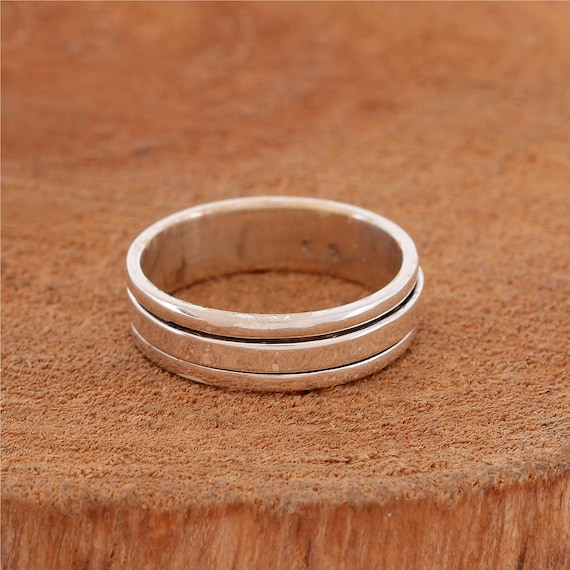Spinner Ring Anxiety Ring Fidget Ring Worry Ring Thumb - Etsy