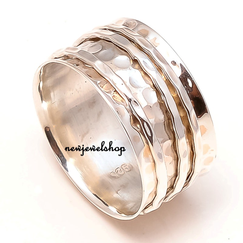 Silver Spinner Ring - Etsy