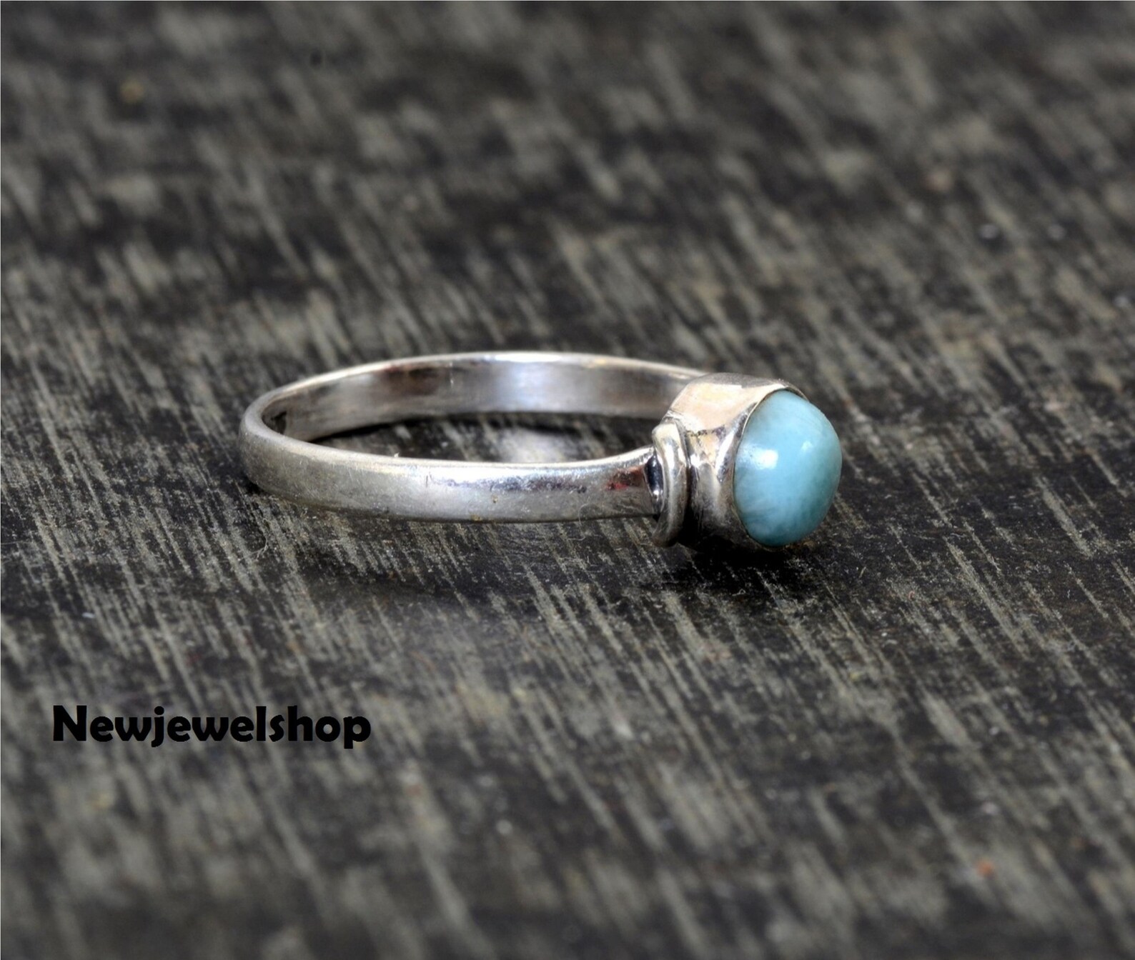 Larimar Ring Handmade Ring Gemstone Ring Statement Ring | Etsy