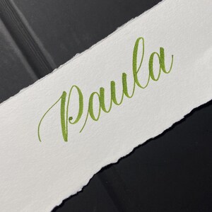 Get Any Name/phrase Video in Brush Calligraphy - Etsy