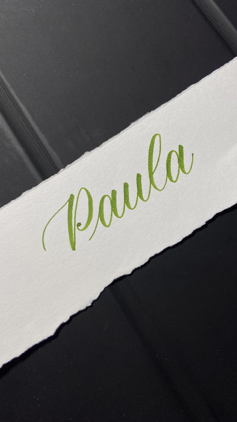 Get Any Name/phrase Video in Brush Calligraphy - Etsy