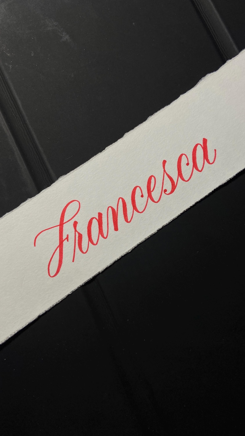 Get Any Name/phrase Video in Brush Calligraphy - Etsy