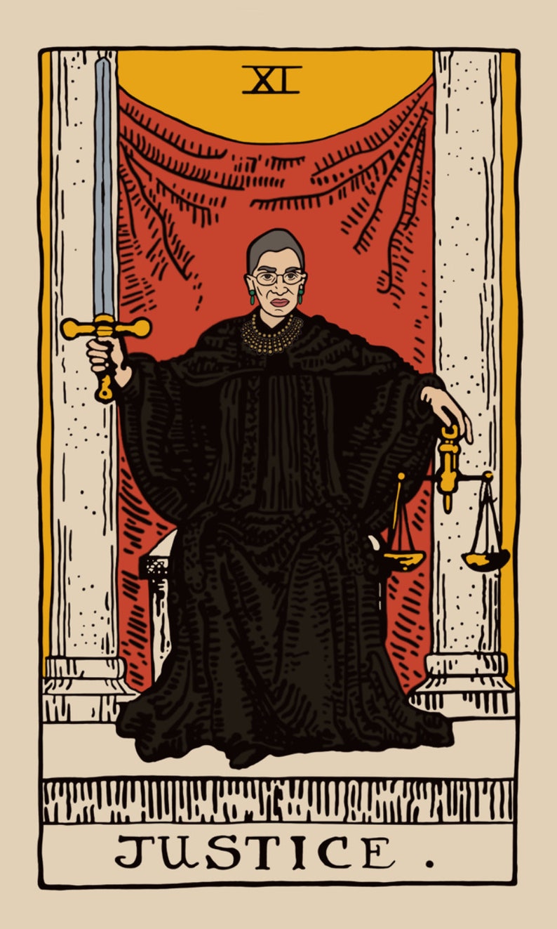 Single RBG Tarot Card ORIGINAL ARTIST | Etsy