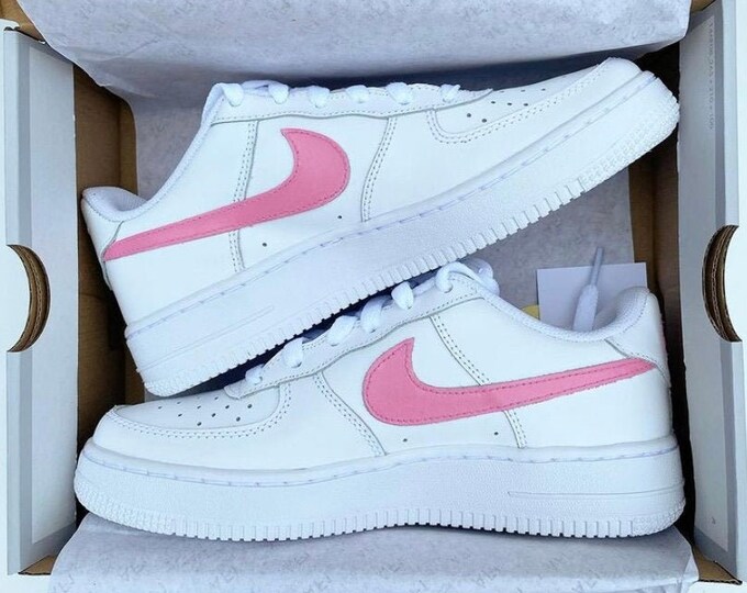 Painted Tick Nike Air Force 1 Shoes any Colour Available - Etsy