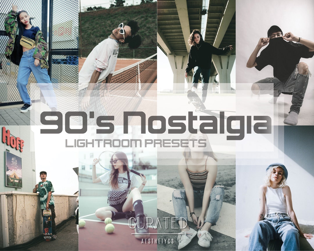 90's Aesthetic Lightroom Presets | Polaroid Film Filters | Vintage ...