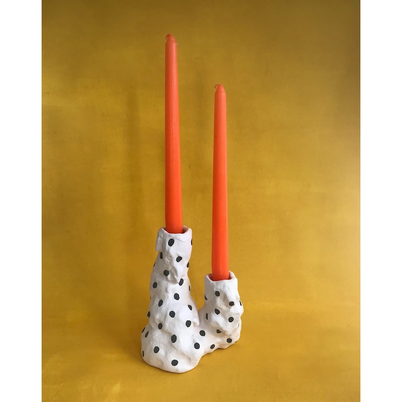 Ceramic Candlesticks - Etsy