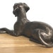 Bronze Laying Weimaraner Figurine by Harriet Glen, Heavy Weight, 23cm ...