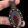 Tourmaline /onex Pendant Copper Pendant. Wire Wrapped Pendant. Handmade ...