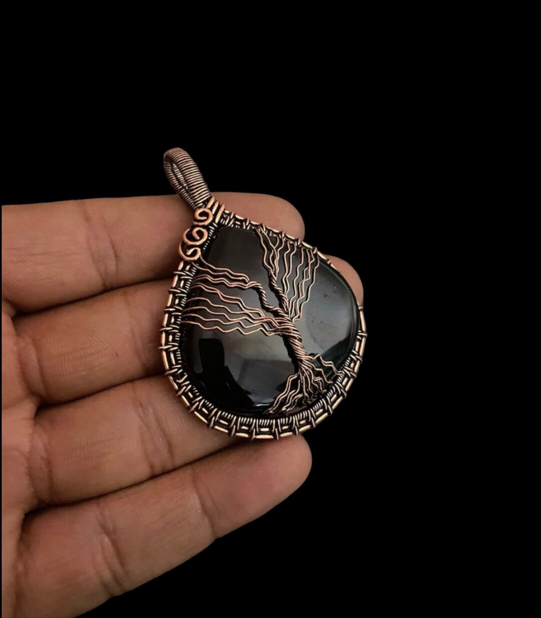Onex Life of Tree Pendant Copper Pendant/wire Wrapped Pendant Pendant ...