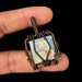 Tourmaline /onex Pendant Copper Pendant. Wire Wrapped Pendant. Handmade ...