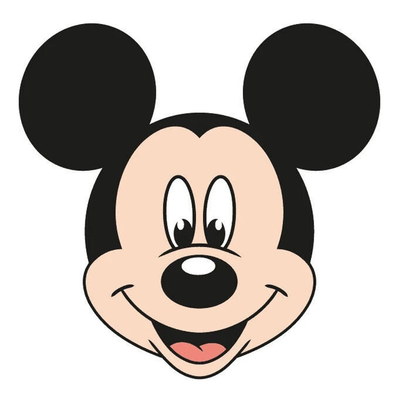 Mickey Mouse Head Edible Icing Image Cake Topper Birthday Party Cake ...