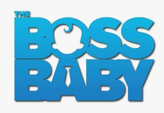 The Boss Baby Logo Edible REAL Icing Image Cake Topper Birthday Party ...