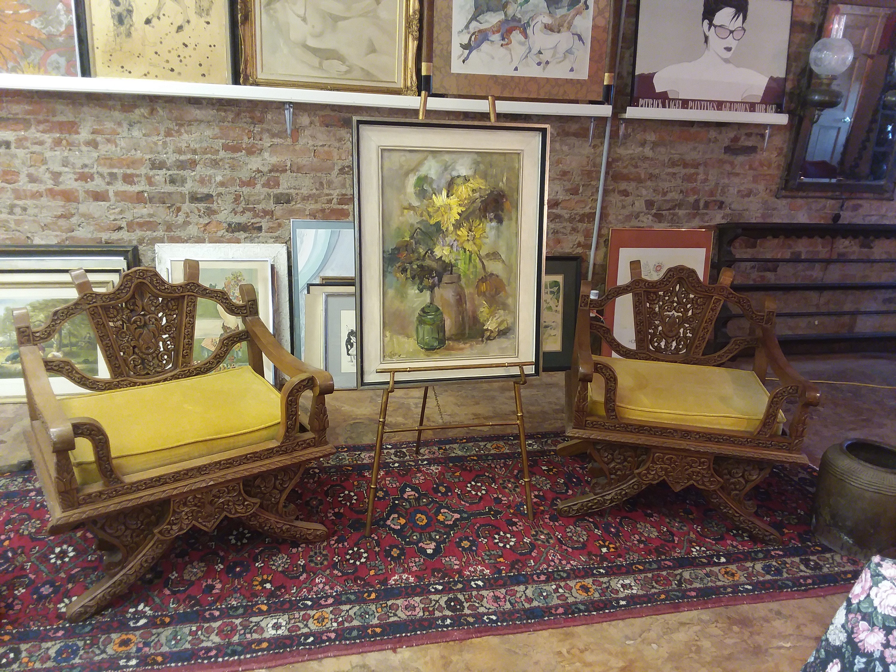 Pair of Asian Throne Chairs 1950's 1960's - Etsy