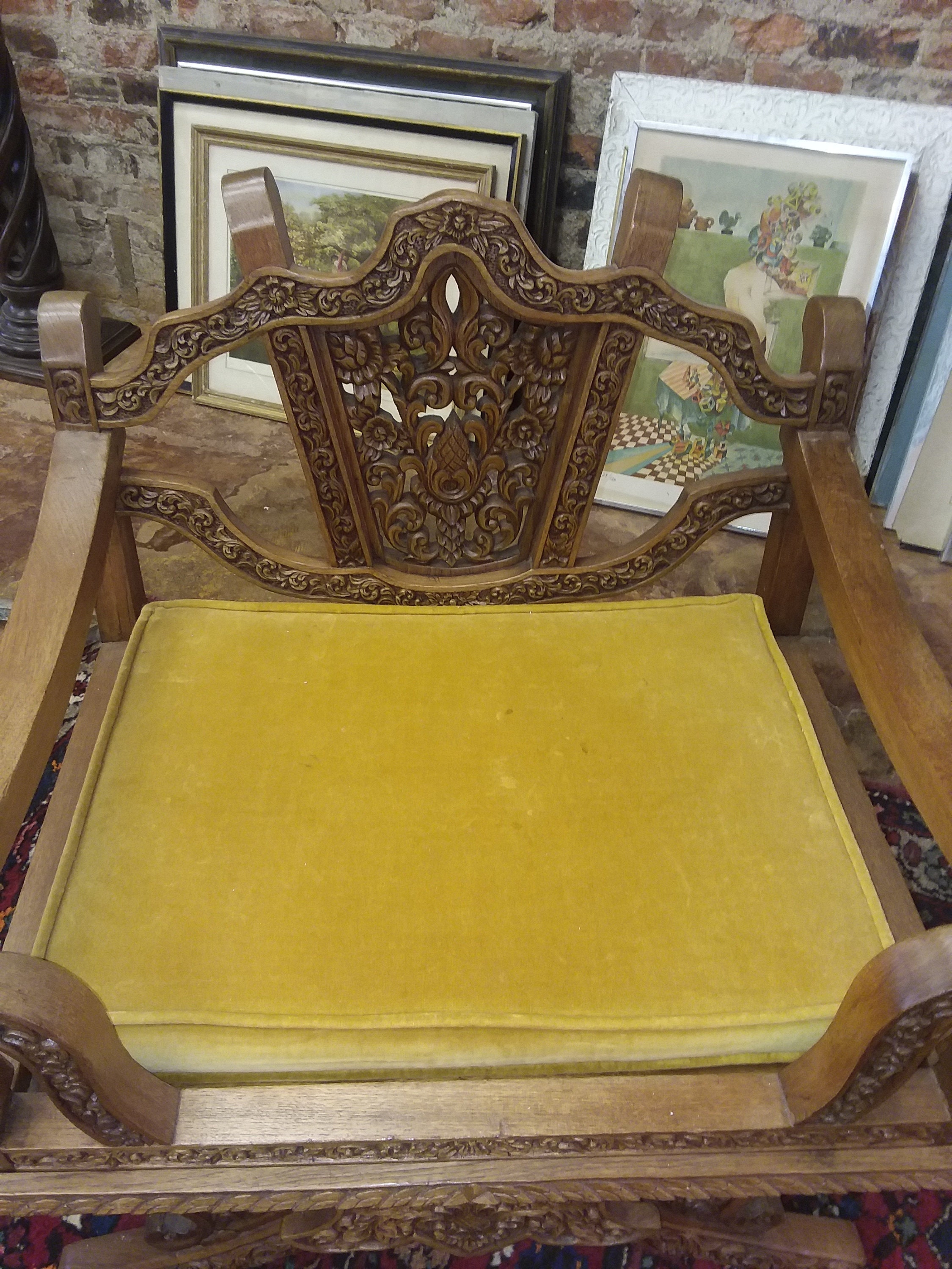 Pair of Asian Throne Chairs 1950's 1960's - Etsy