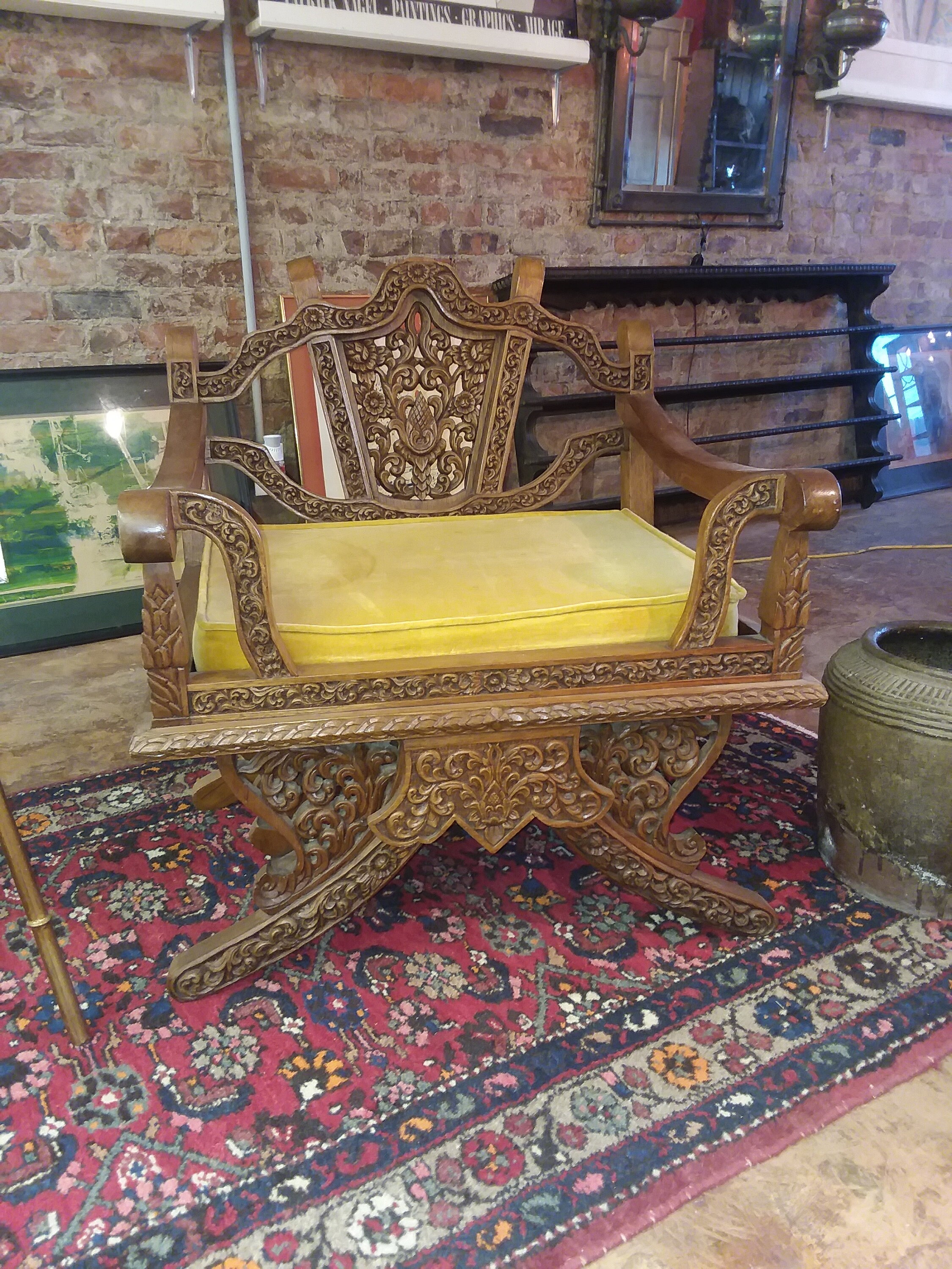 Pair of Asian Throne Chairs 1950's 1960's - Etsy