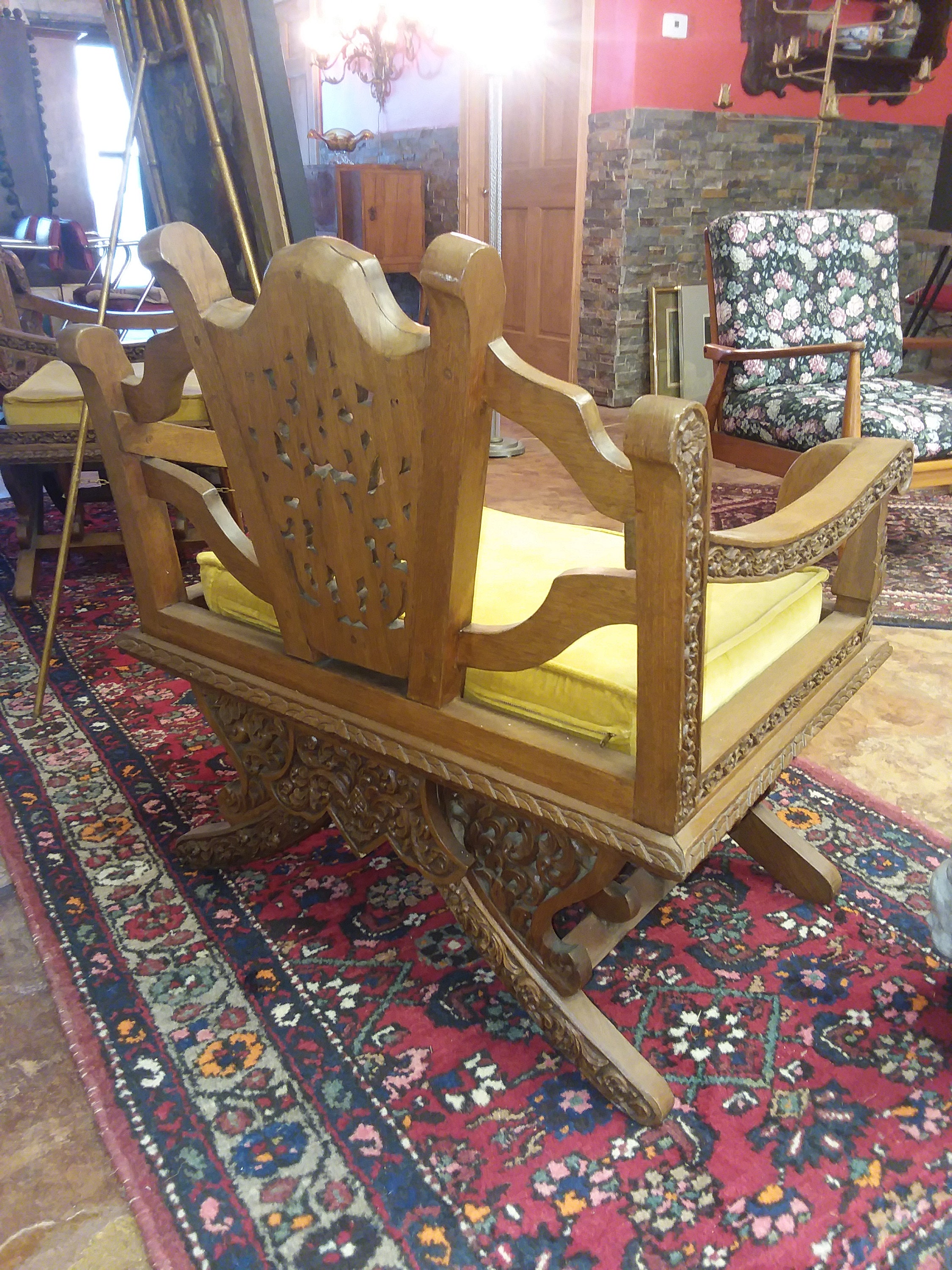 Pair of Asian Throne Chairs 1950's 1960's - Etsy