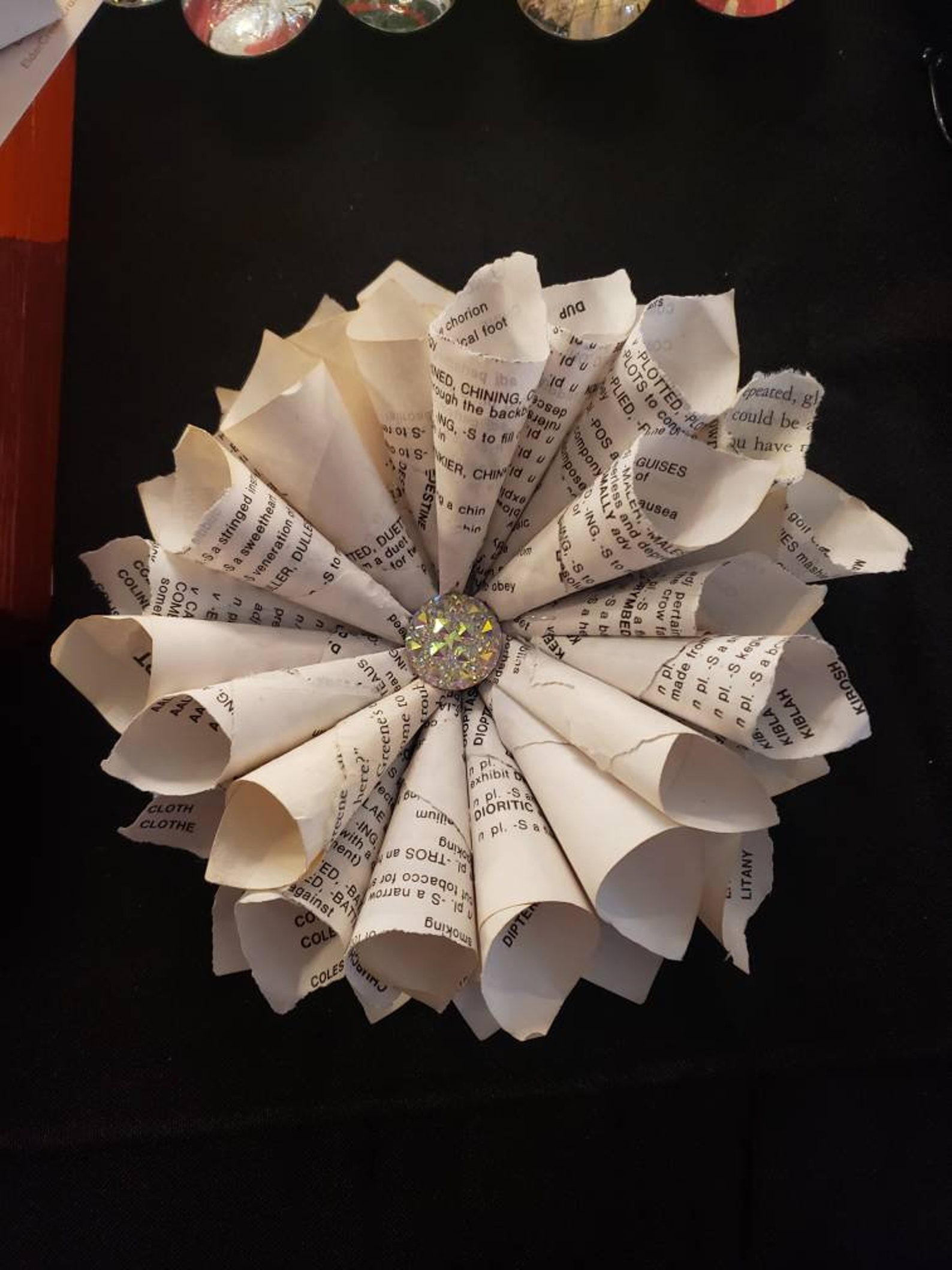 Vintage Paper Christmas Ornaments - Etsy