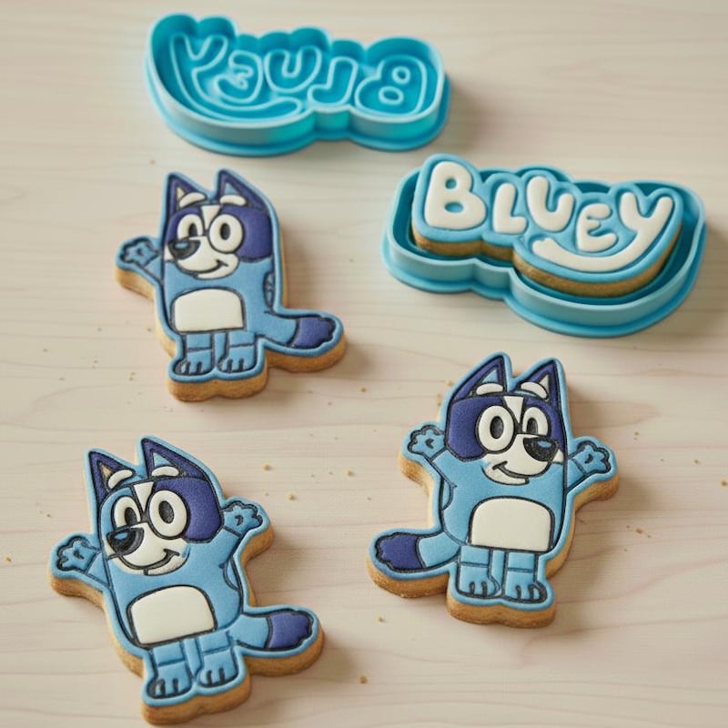 Cookie Cutter Set Bluey - Etsy UK