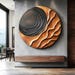 Abstract Carved Wood Wall Art, Modern Sculpture Decor - Etsy