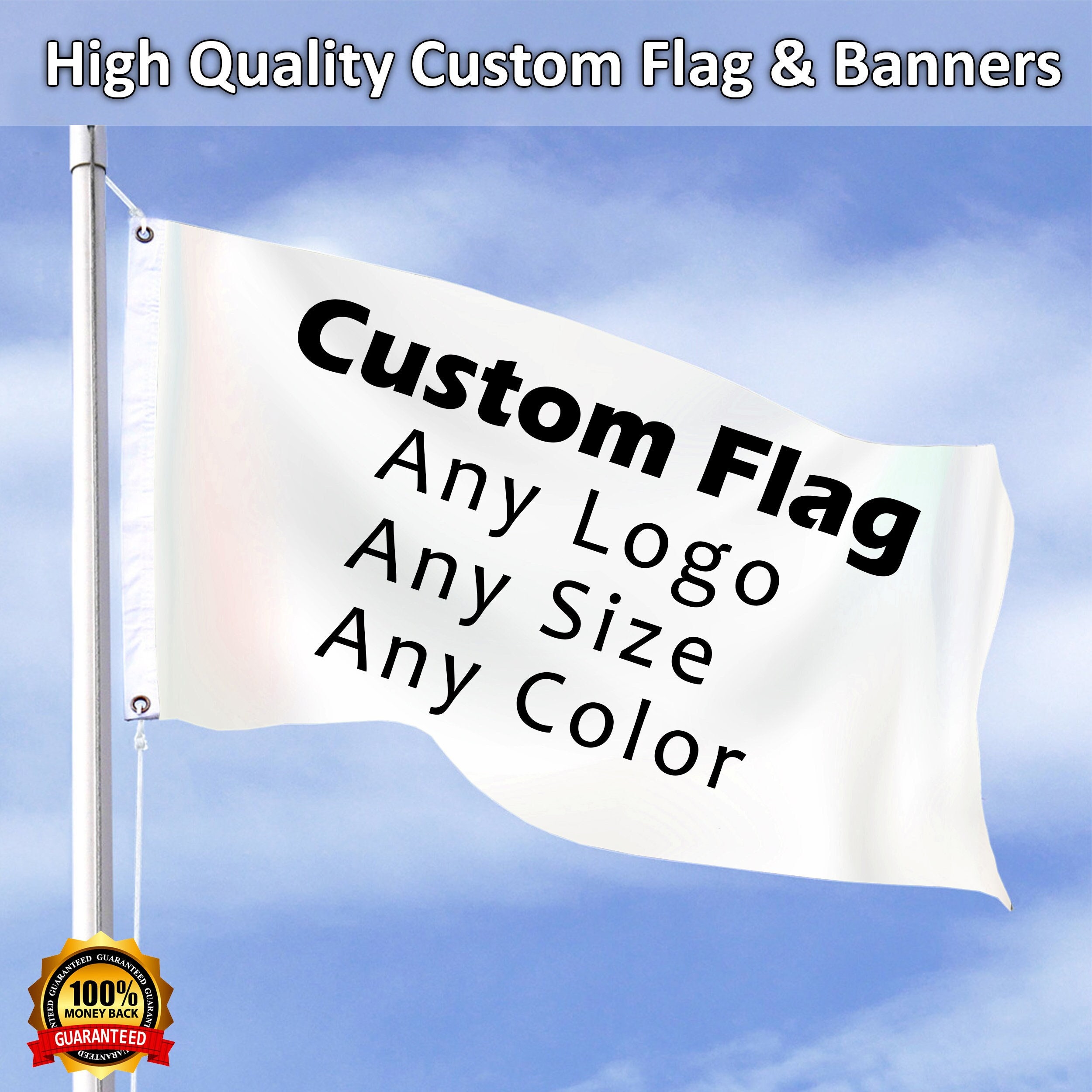 Customized Flag Custom Flag Polyester Double Sided Advertising ...
