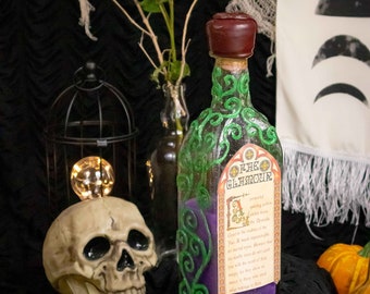 Last Scream of a Lost Soul Tall Brown Potion Bottle Decor - Etsy