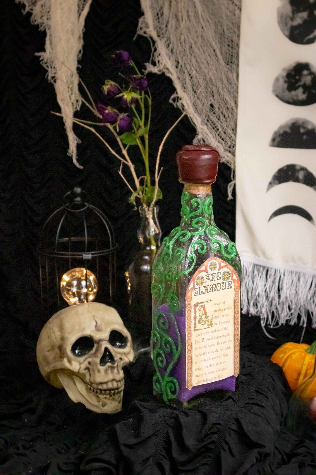 Fae Glamour Square | Potion Bottle Decor | Halloween | Renaissance ...
