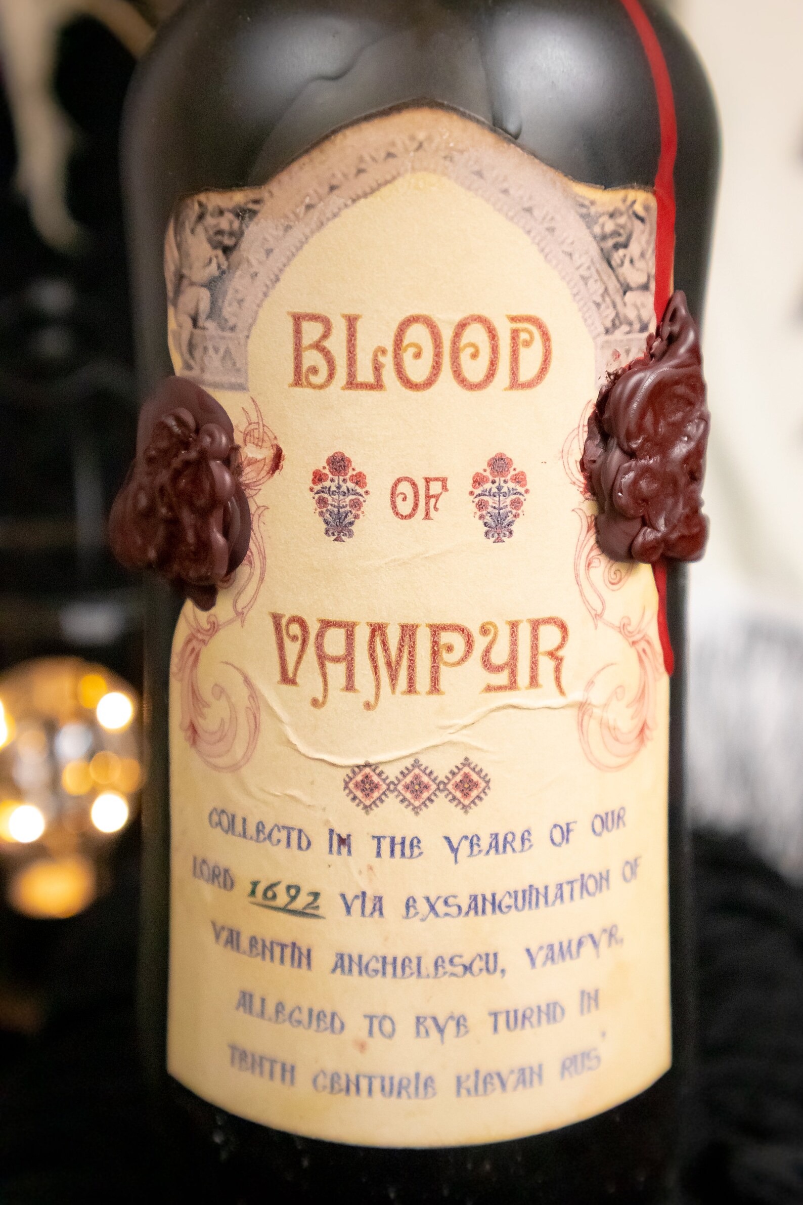 Blood of Vampire | Potion Bottle Decor | Halloween | Renaissance ...